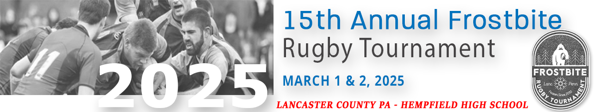 15th Annual Frostbite Rugby Tournament | Pennsylvania Classics AC